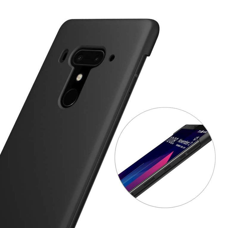 PolyShield Slim Hard Shell Case for HTC U12+ (Black)